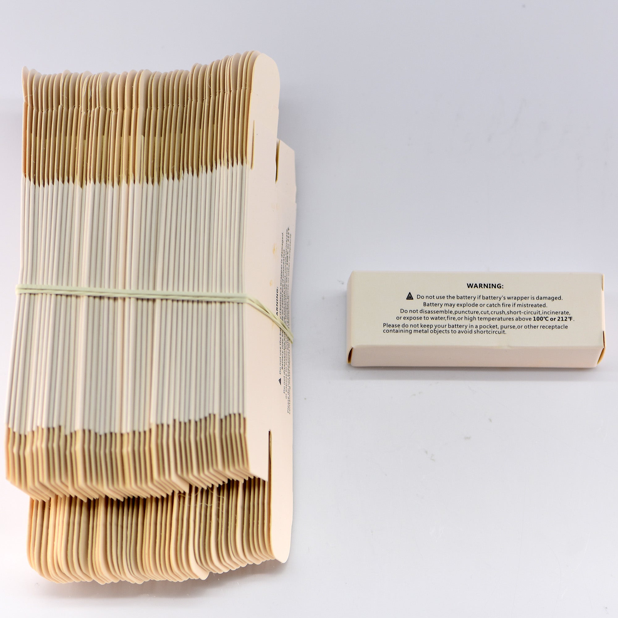 21700 Battery Paper Pack with Warning, 50pcs - Top 18650 Battery | Best ...